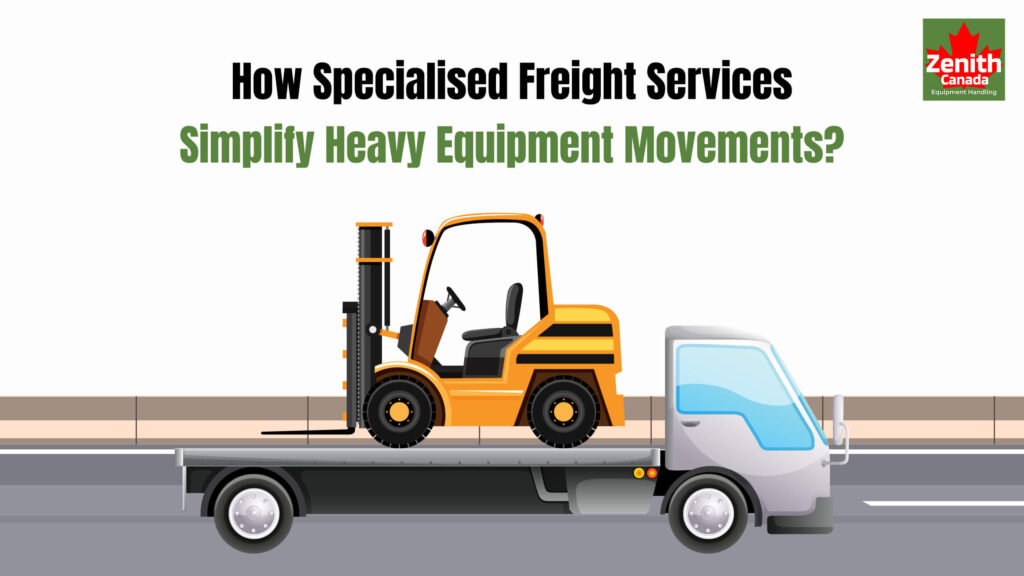 How Specialised Freight Services Simplify Heavy Equipment Movements?